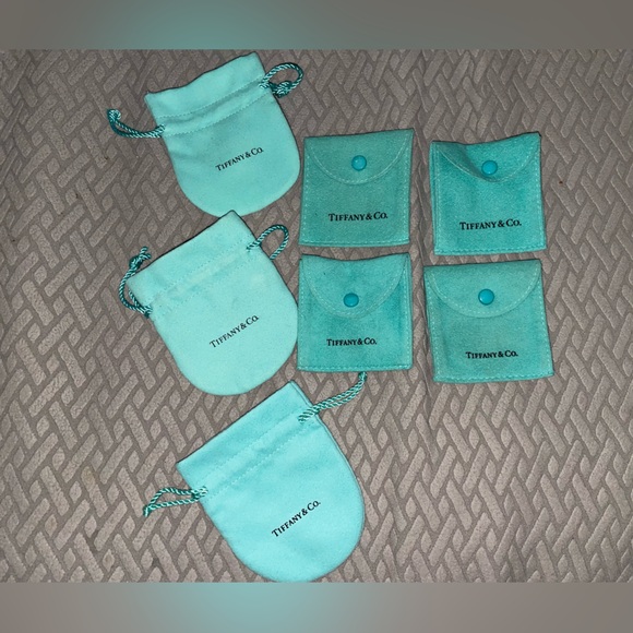 Tiffany & Co. | Jewelry | Tiffany Co Empty Pouches 7 Pcs | Poshmark